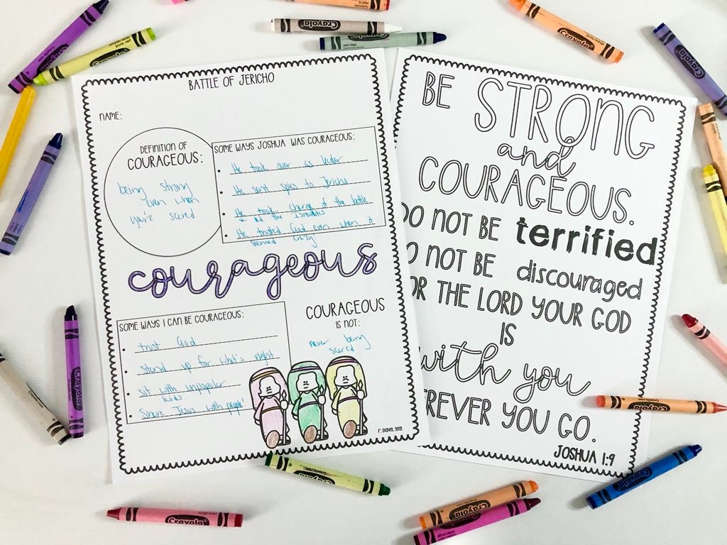 Battle of Jericho Printable Activity Sheets for Sunday School || Print ...