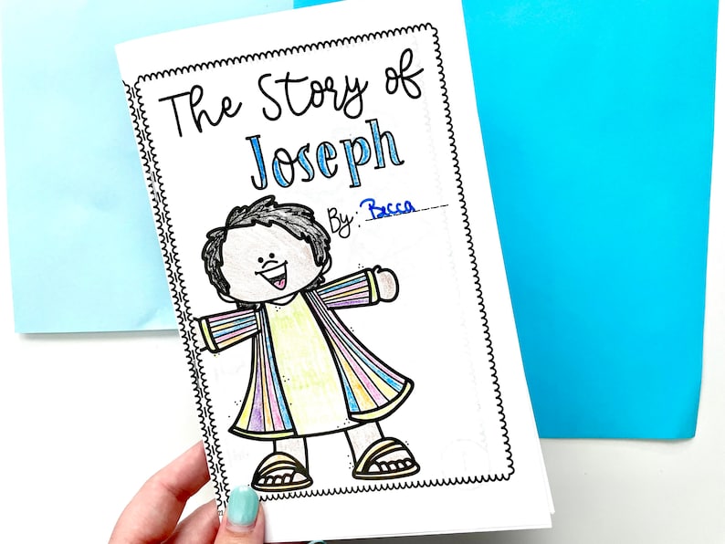 Story of Joseph Booklet // Printable Book About Joseph, His Brothers ...