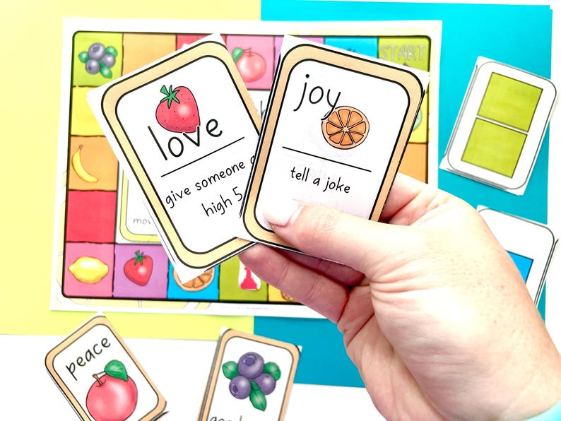 Fruit of the Spirit Printable Board Game for Sunday School or ...