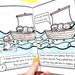Jesus Walks on Water // Printable Book About Jesus' Miracle Walking on ...