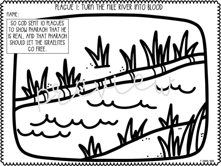Nile River Coloring Page