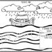 Noah's Ark Coloring Sheets for Sunday School or Homeschool Bible Story ...