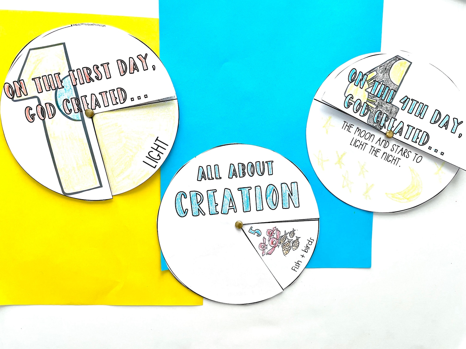 Creation Craft // Printable Bible Craft About Creation for Sunday ...