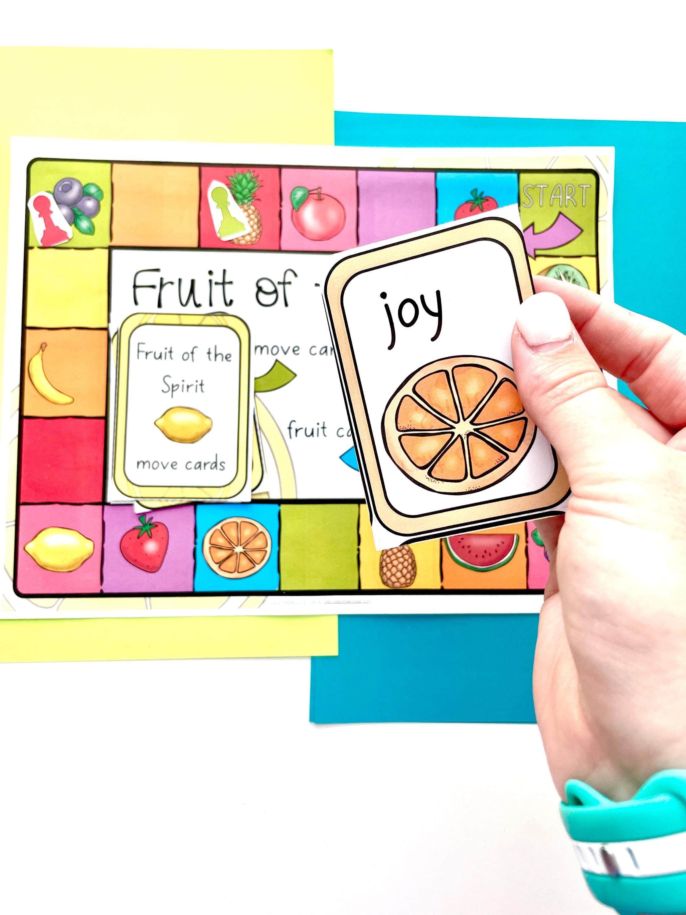 Fruit of the Spirit Printable Board Game for Sunday School or ...