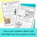 Elijah + the Prophets of Baal Interactive Bible Lesson With Printables ...