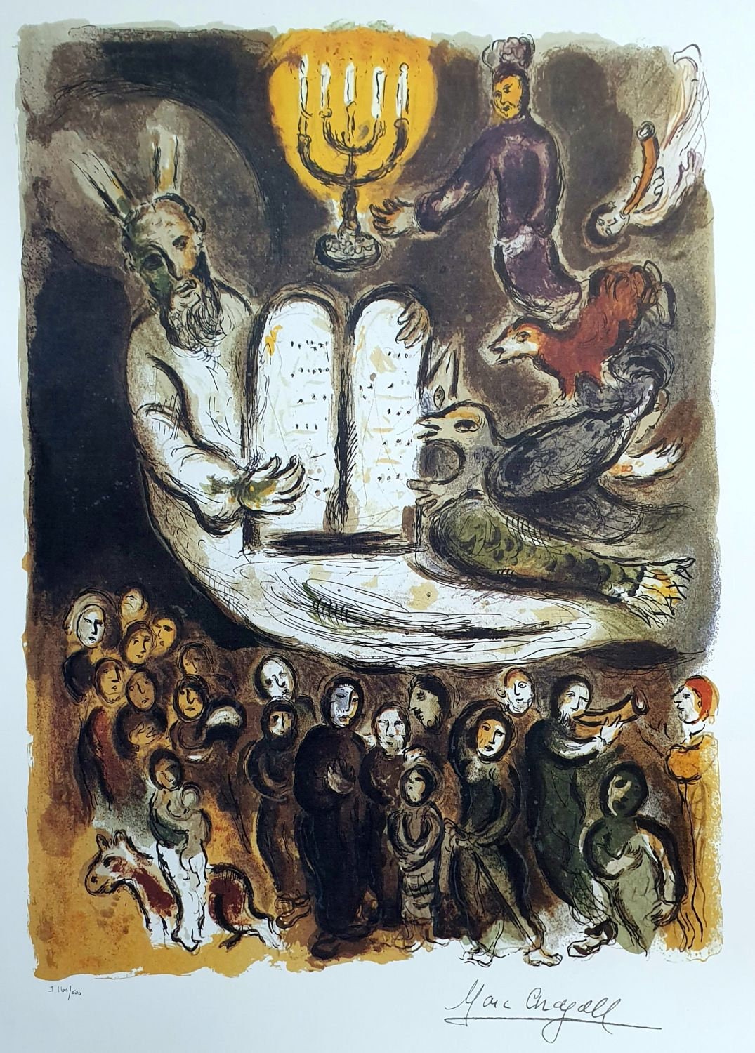 Descreva A Pintura Os Dez Mandamentos De Marc Chagall - EDUCA