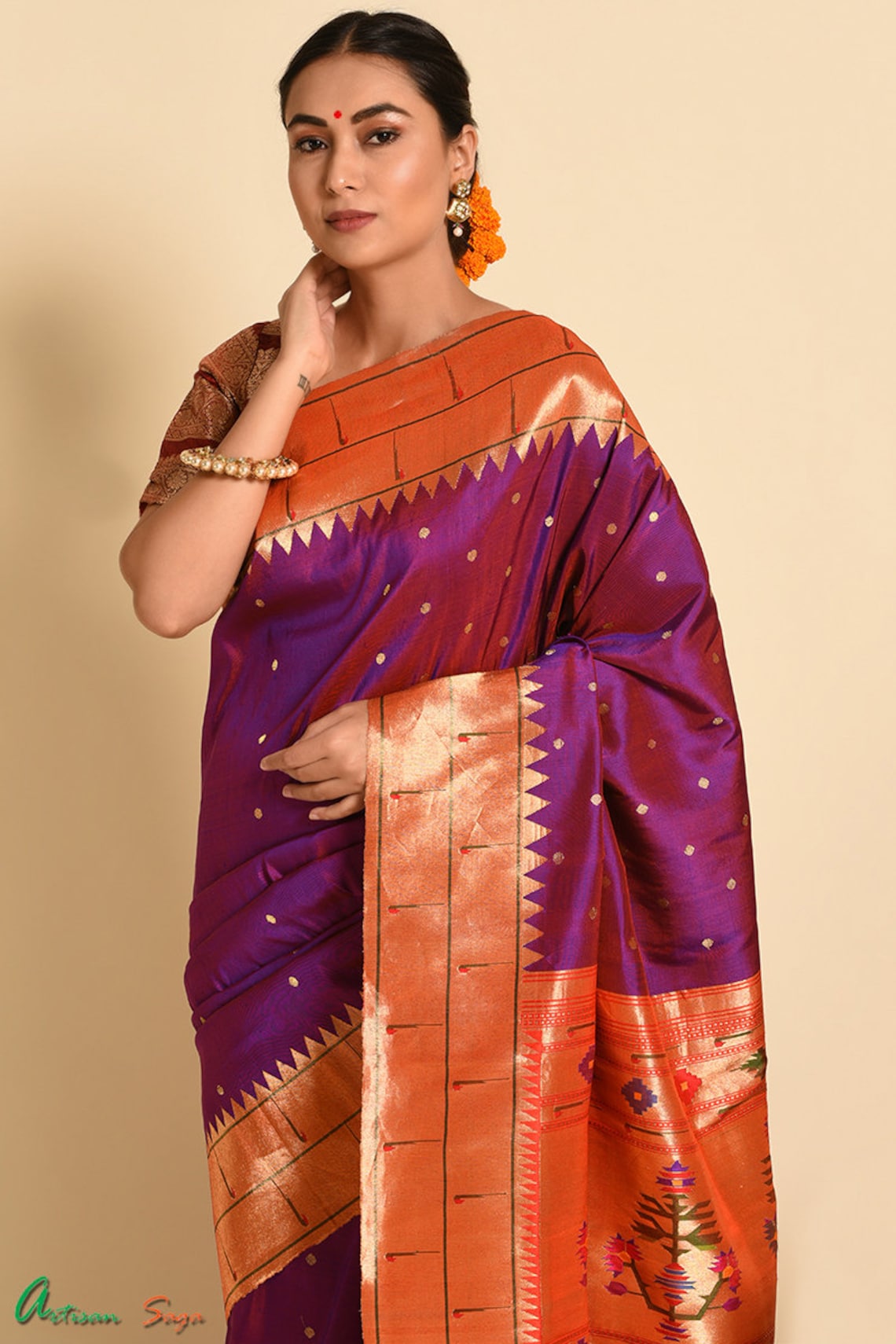 Silk Paithani Saree - Etsy