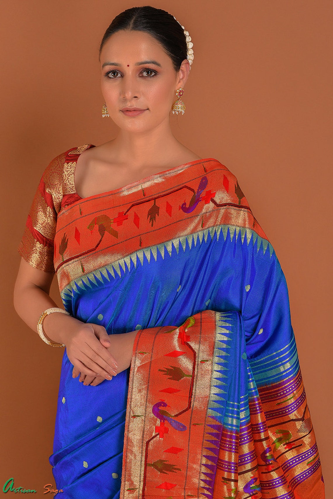 Silk Paithani Saree - Etsy