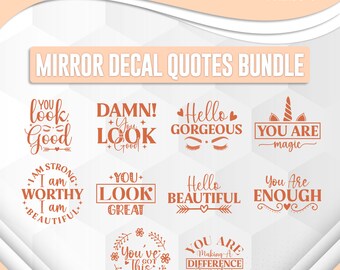 Mirror Quotes - Etsy