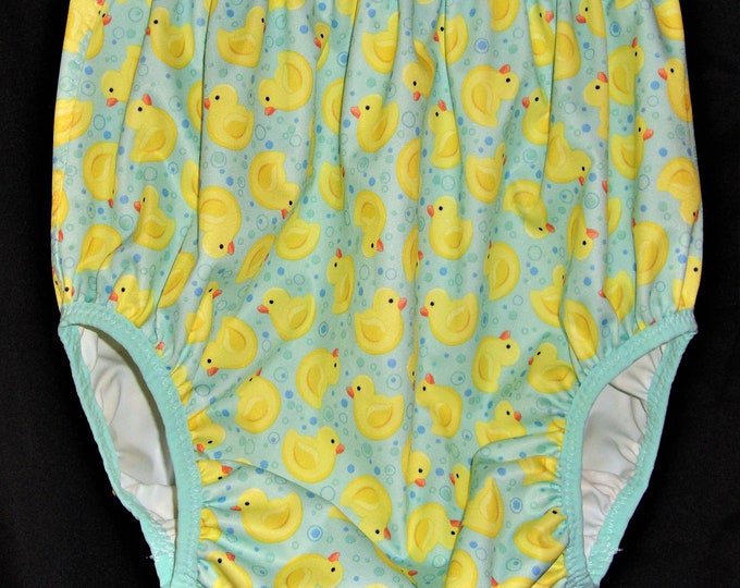 ABDL Waterproof PUL Rubber Duckies Diaper Cover - Etsy
