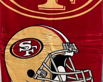 San Francisco 49ers Beach Towel - Etsy
