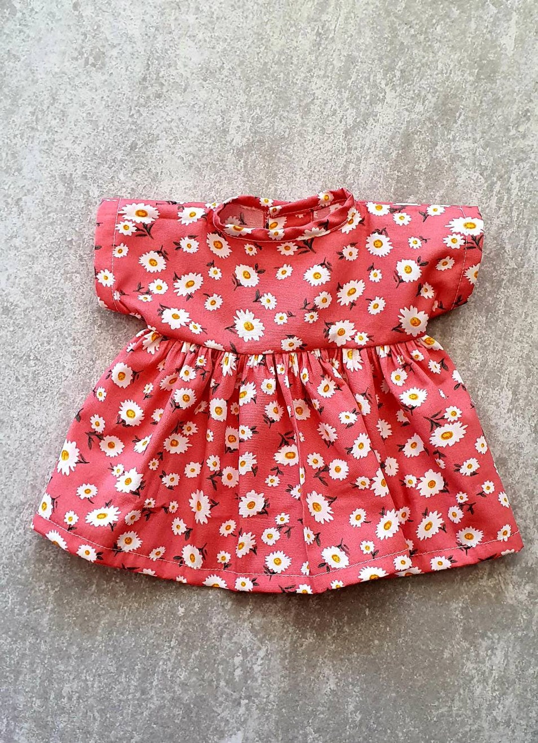 32cm Doll Clothes, Baby Doll Dress, Handmade Doll Dress, Pink Doll ...