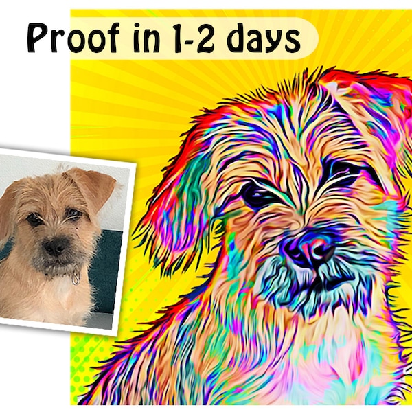 Pet Pop Art - Etsy