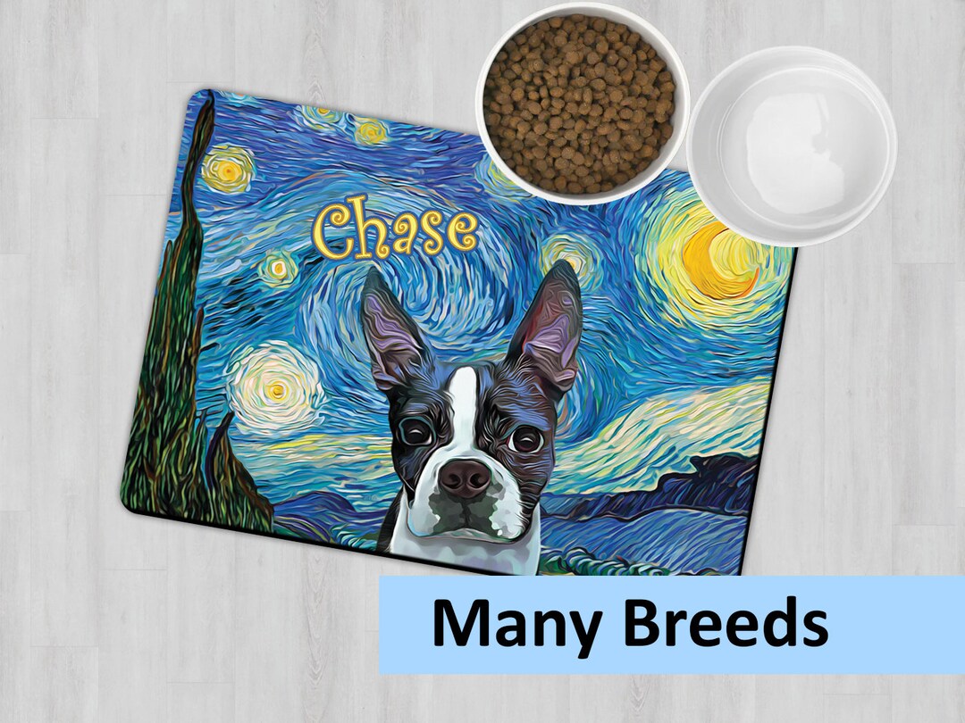 Personalized Dog Placemat, Custom Dog Feeding Mat, Dog Place Mat, Pet ...