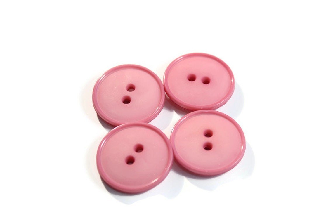 Botones decorativos rosa rosa vintage 3/4 pulgadas | Etsy
