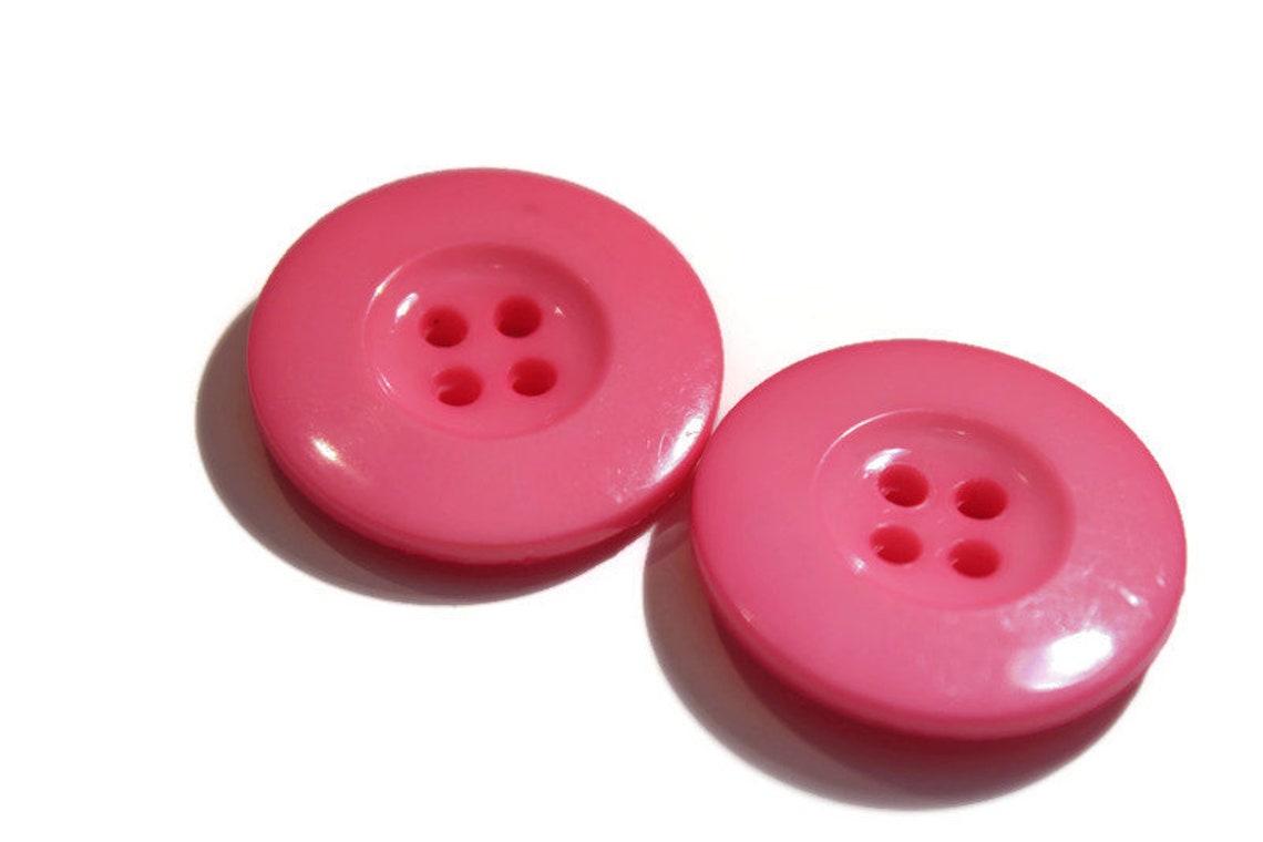 Botones decorativos de color rosa vintage 1 1/8 pulgadas | Etsy