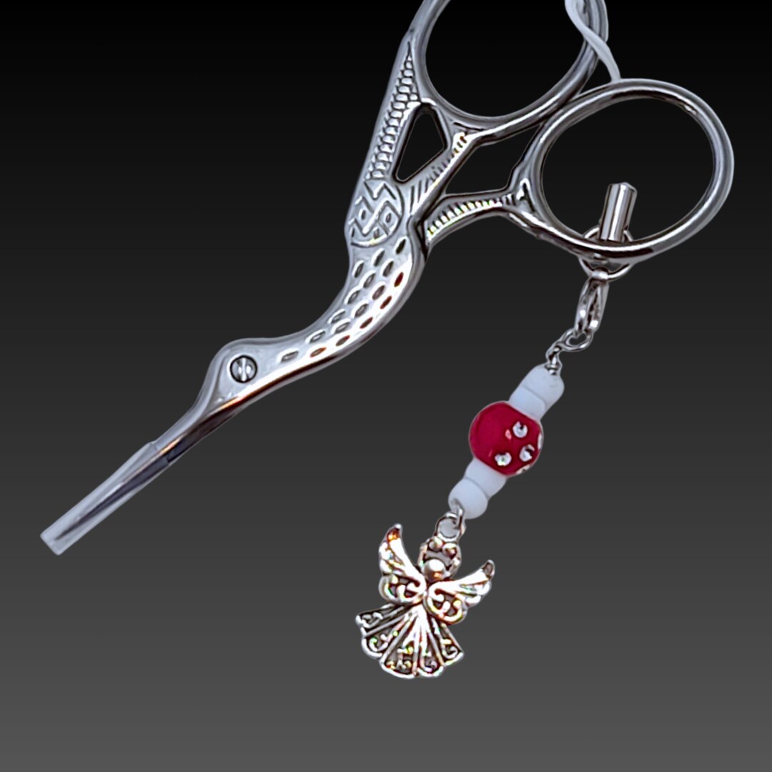 Beaded Scissor Fob Set, Scissor Fob Set, Needlework Scissor Fob Set ...