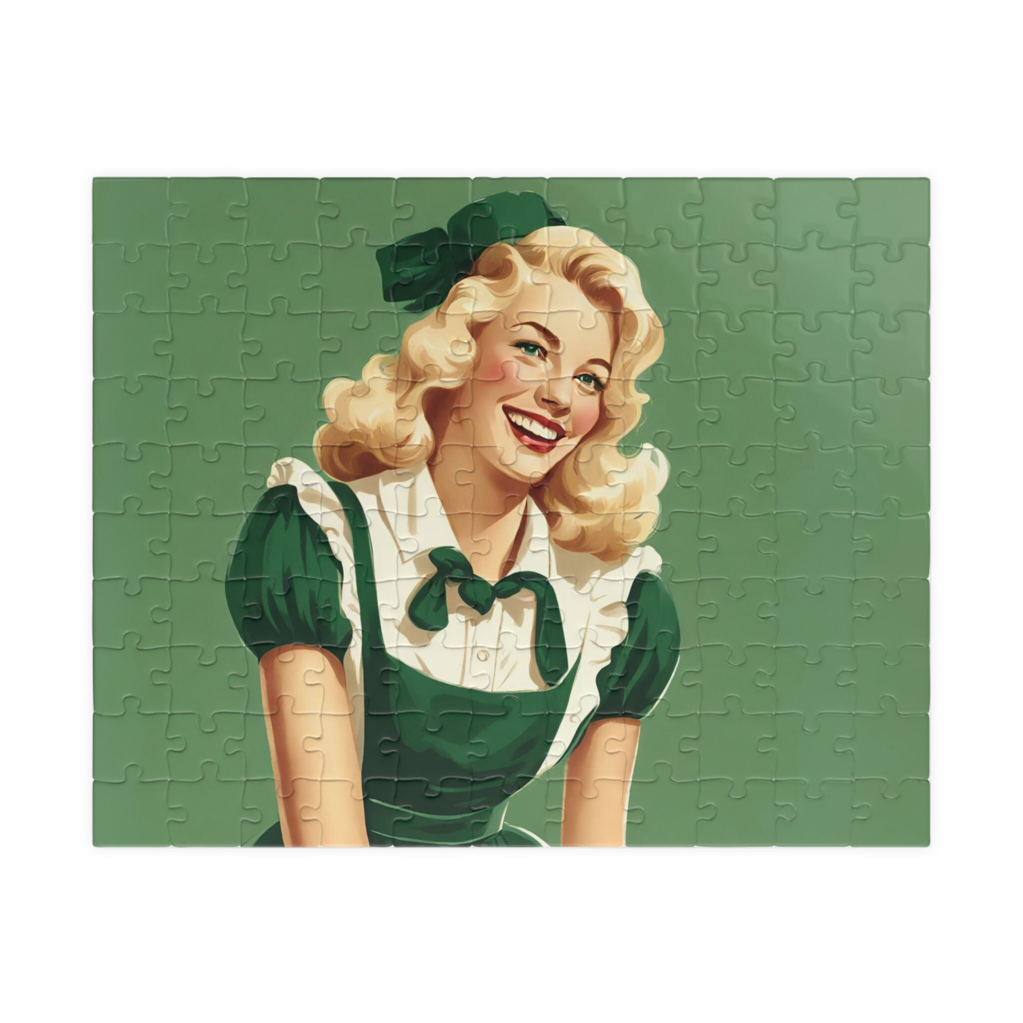 Retro Pinup Puzzle, American Made, Classic Vintage rosemary Pinup ...