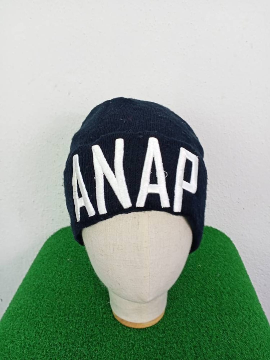 Anap Japan Black Embroidery Beanie Hat Streetwear Beanie Men Women Free Size - Etsy
