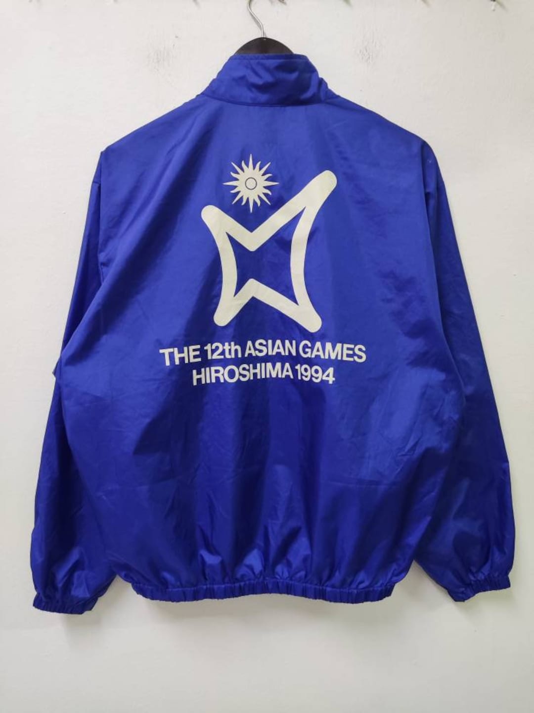Vintage 90s Adidas Asian Games Hiroshima Windbreaker Jacket Adidas ...