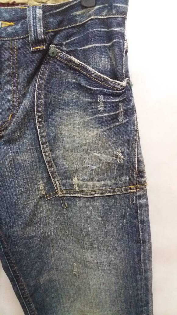 Japanese Brand BACK NUMBER Jeans Back Number Light Wash Back Number Men ...