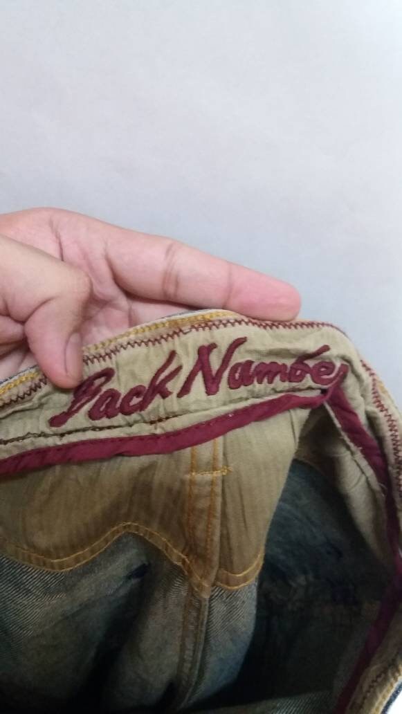 Japanese Brand BACK NUMBER Jeans Back Number Light Wash Back Number Men ...