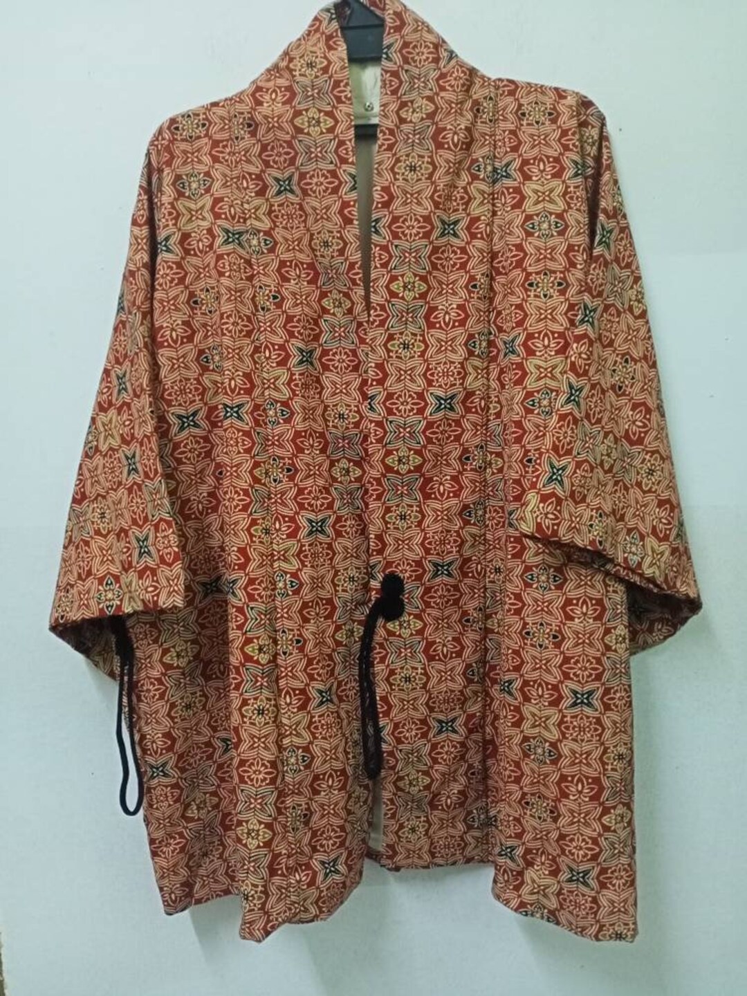 Vintage Japanese Short Kimono Haori Kimono Cardigan Kimono Robe Kimono ...