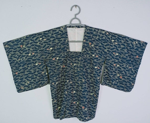 Vintage Japanese KIMONO Short Kimono Japanese Tradit… - Gem