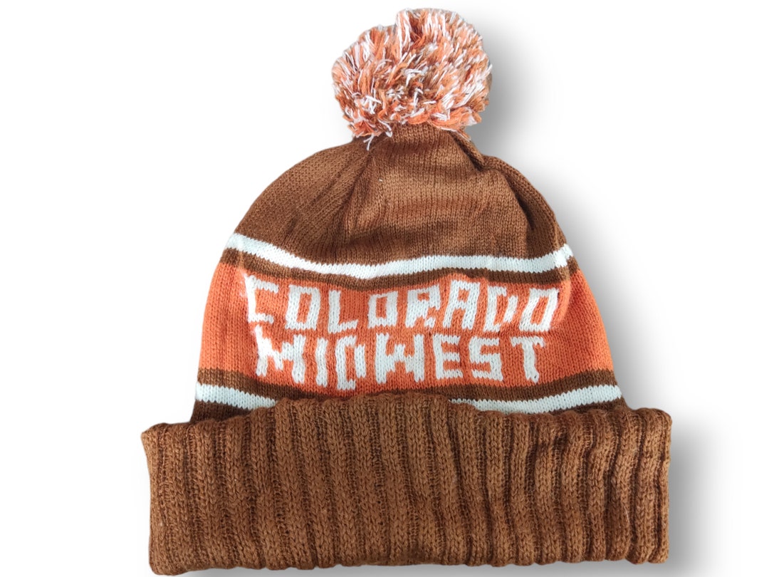 Vintage Colorado Midwest Beanie Hat Colorado Pom Beanie Colorado Snow ...