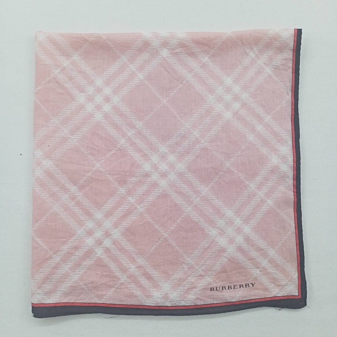 Burberry Check Handkerchief Burberrys Neckerchief Burberry Hankey Silk ...
