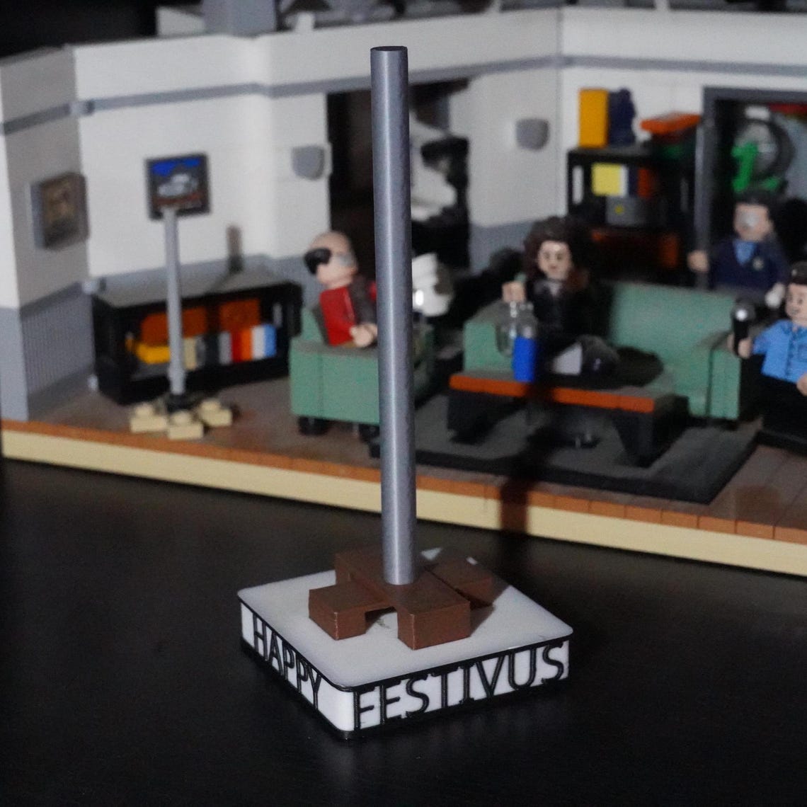 Seinfeld Festivus Pole Figure – Mini Desk Decoration - Etsy