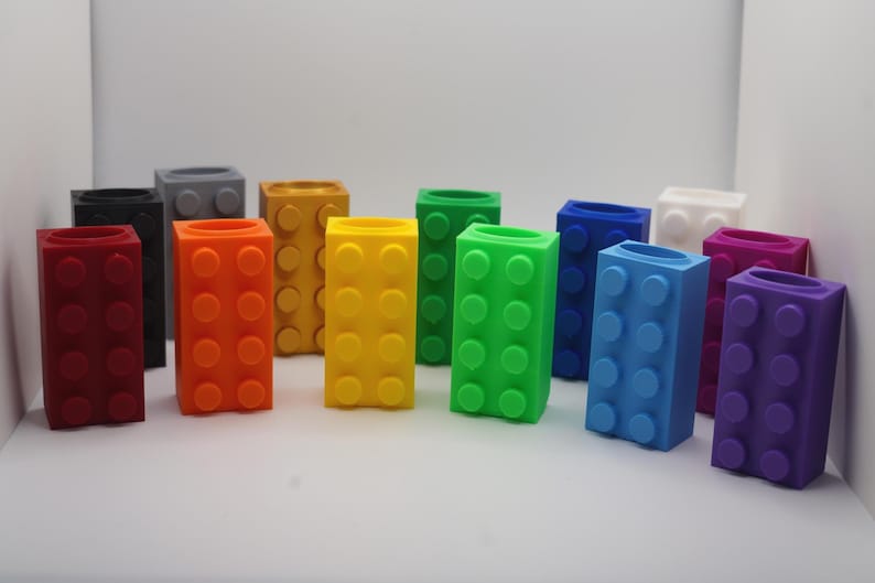 LEGO Style Bic Lighter Sleeve – Interlocking Brick Design Case for ...
