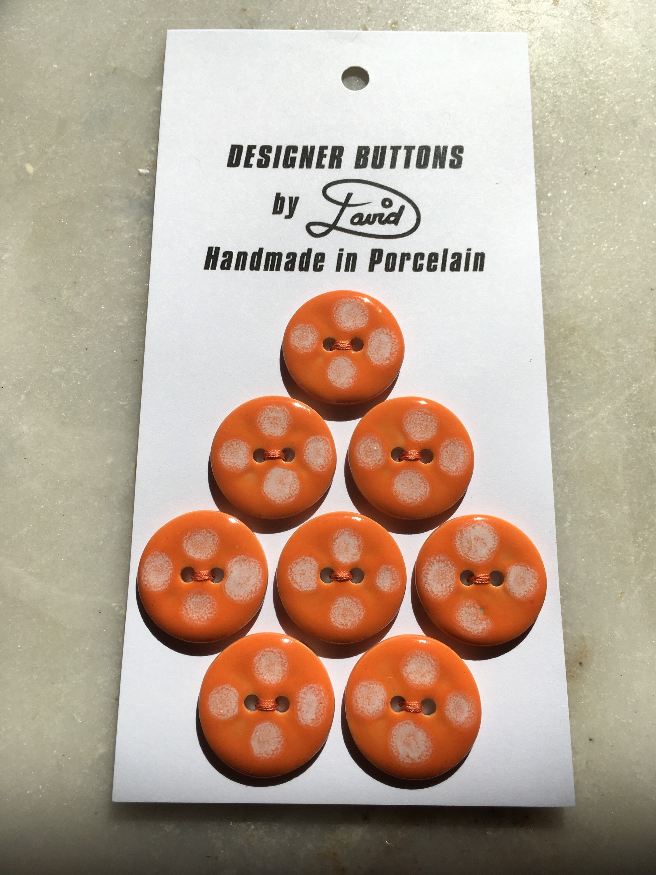 8 'galaxy' Designer Buttons 22mm or 7/8” Handcrafted in Porcelain by ...
