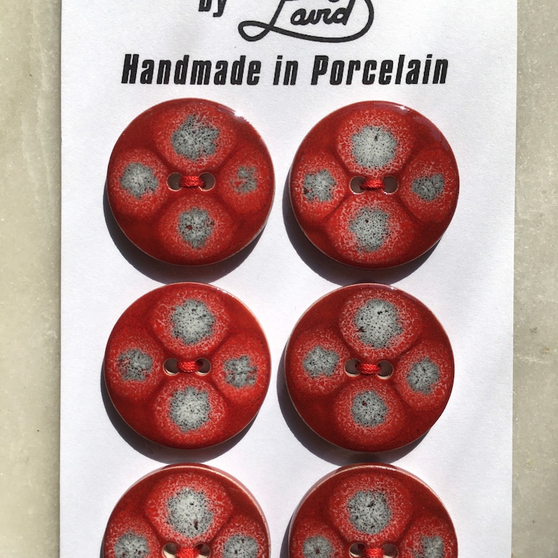 Porcelain Buttons - Etsy