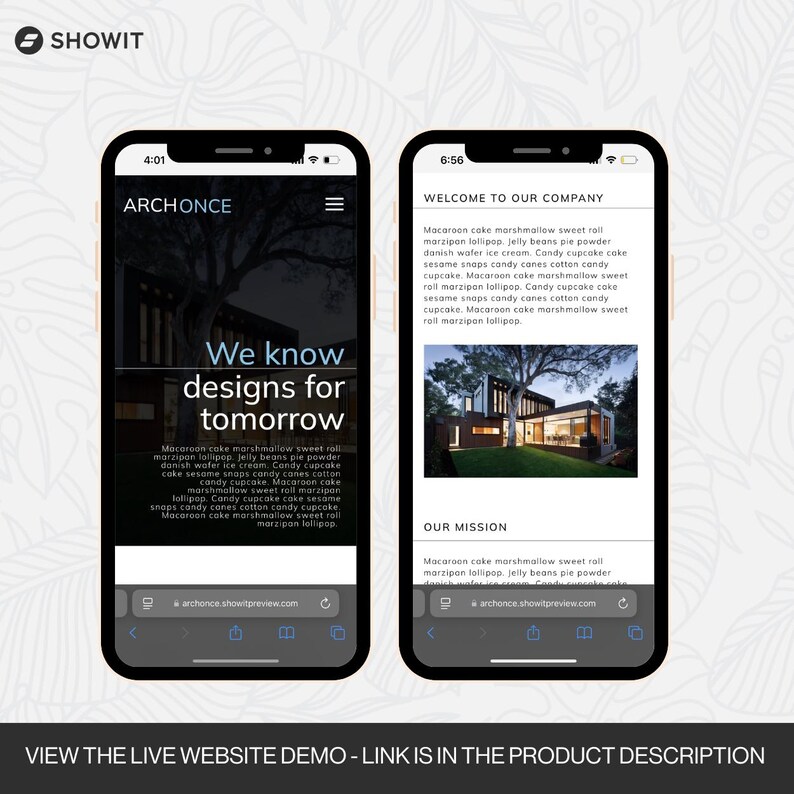 Showit Website Template, Modern Showit Website Template for Small ...