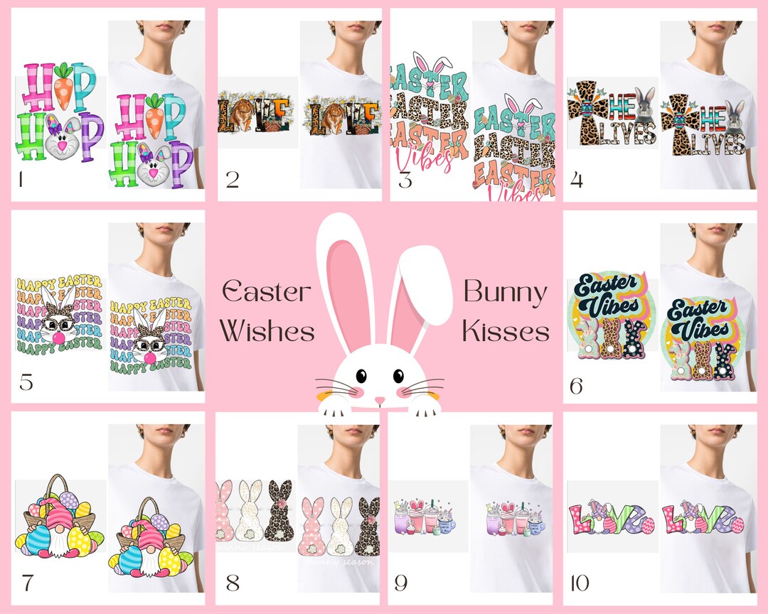 Easter Iron on Decals Wholesale Bulk - Etsy