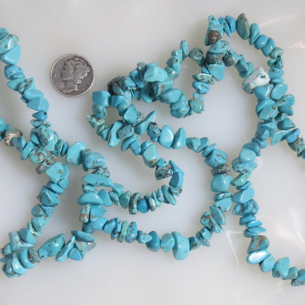 Turquoise Chips - Etsy