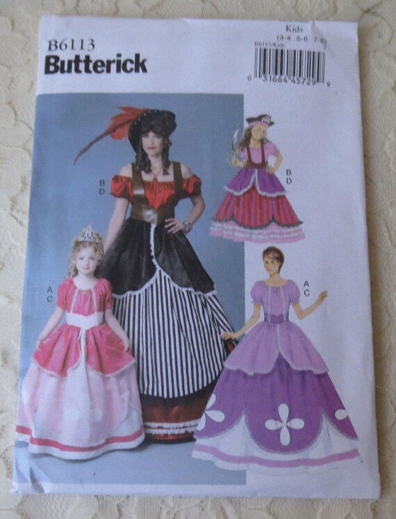 Pirate Princess Pirate Queen Pattern. Princess or Queen Dress Sewing ...