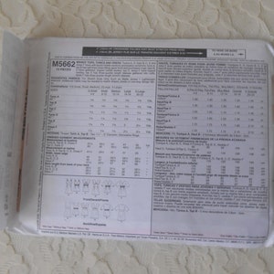 Mccalls M5662 Sewing Pattern DIY Style Top, Tunic & Dress With Variations, Women's Size 4-14 ...