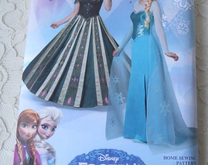 Simplicity 1215 or S0746 Sewing Pattern Disney Frozen Anna & Elsa ...