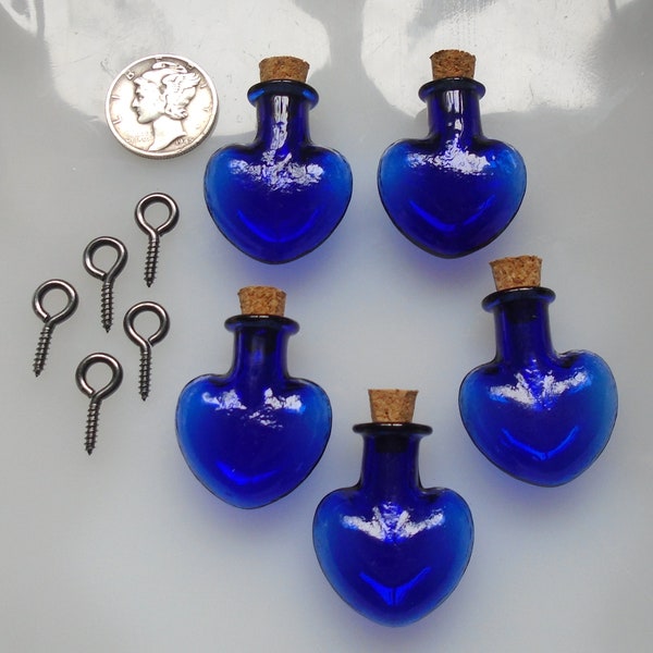 Glass Heart Bottle - Etsy