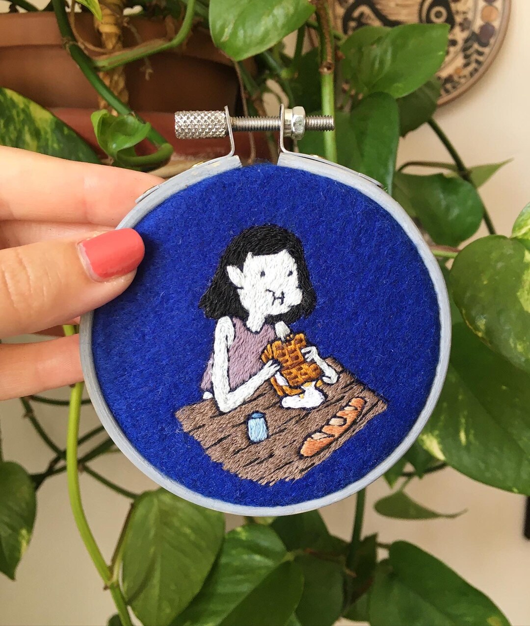 Adventure Time Marceline Hand Embroidery Hoop/wall Decor - Etsy
