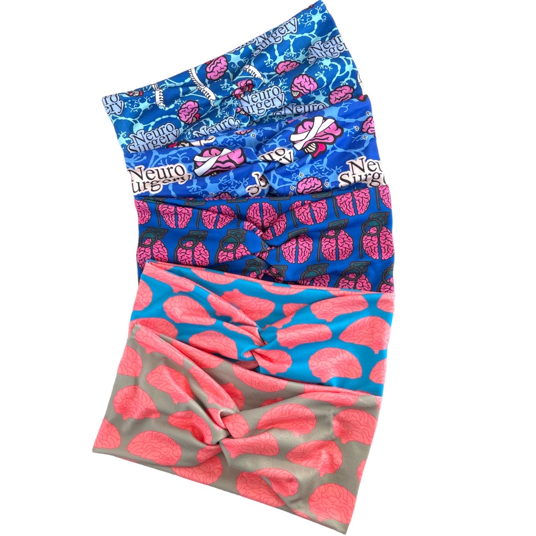 Brain Headband Nurse Headband Wide Headband Healthcare - Etsy