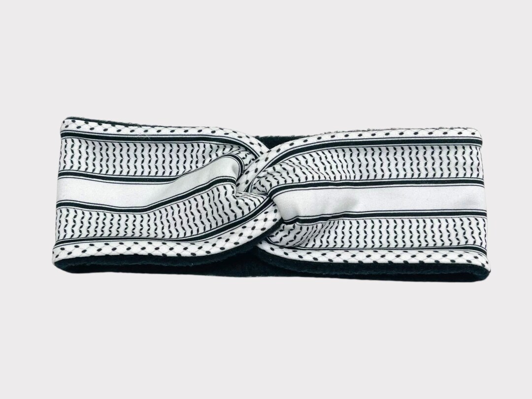 Palestine Ear Warmer, Kuffiyah Headband, Twist Headband, Women Headband ...