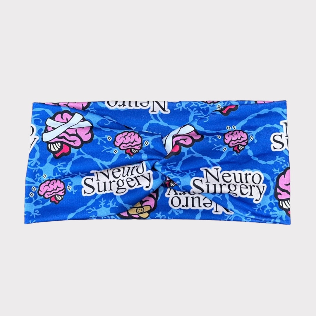 Brain Headband, Nurse Headband, Wide Headband, Healthcare Headband ...