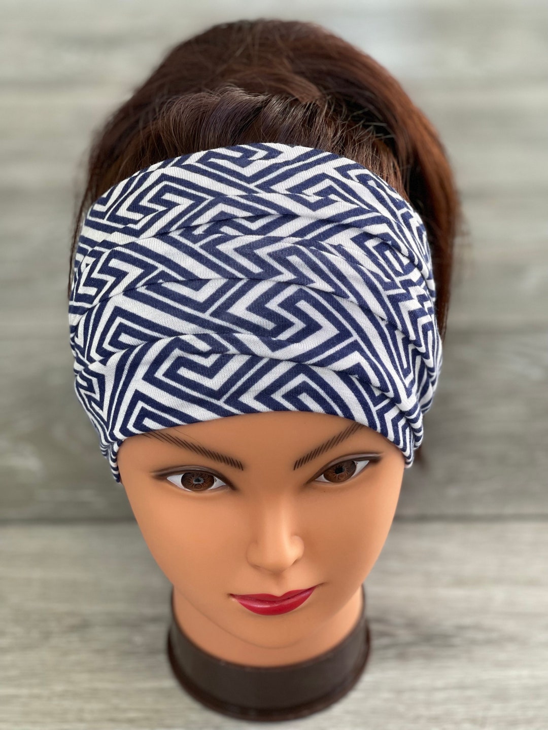 Tie Headband, Hair Wrap, Long Headband, Tie Headband, Extra Wide Jersey ...