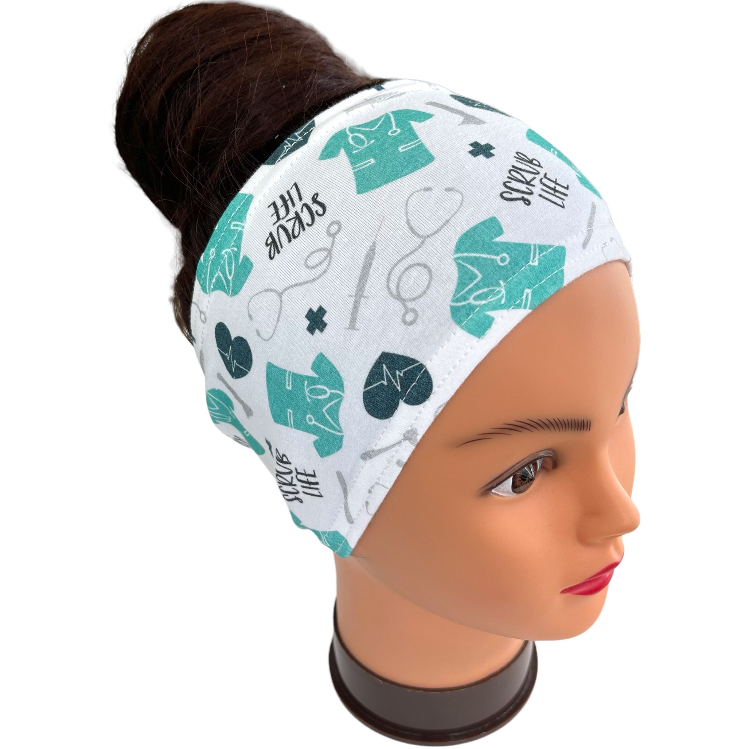 Scrub Life Headband, Wide Headbands, Nurse Headband, Healthcare ...