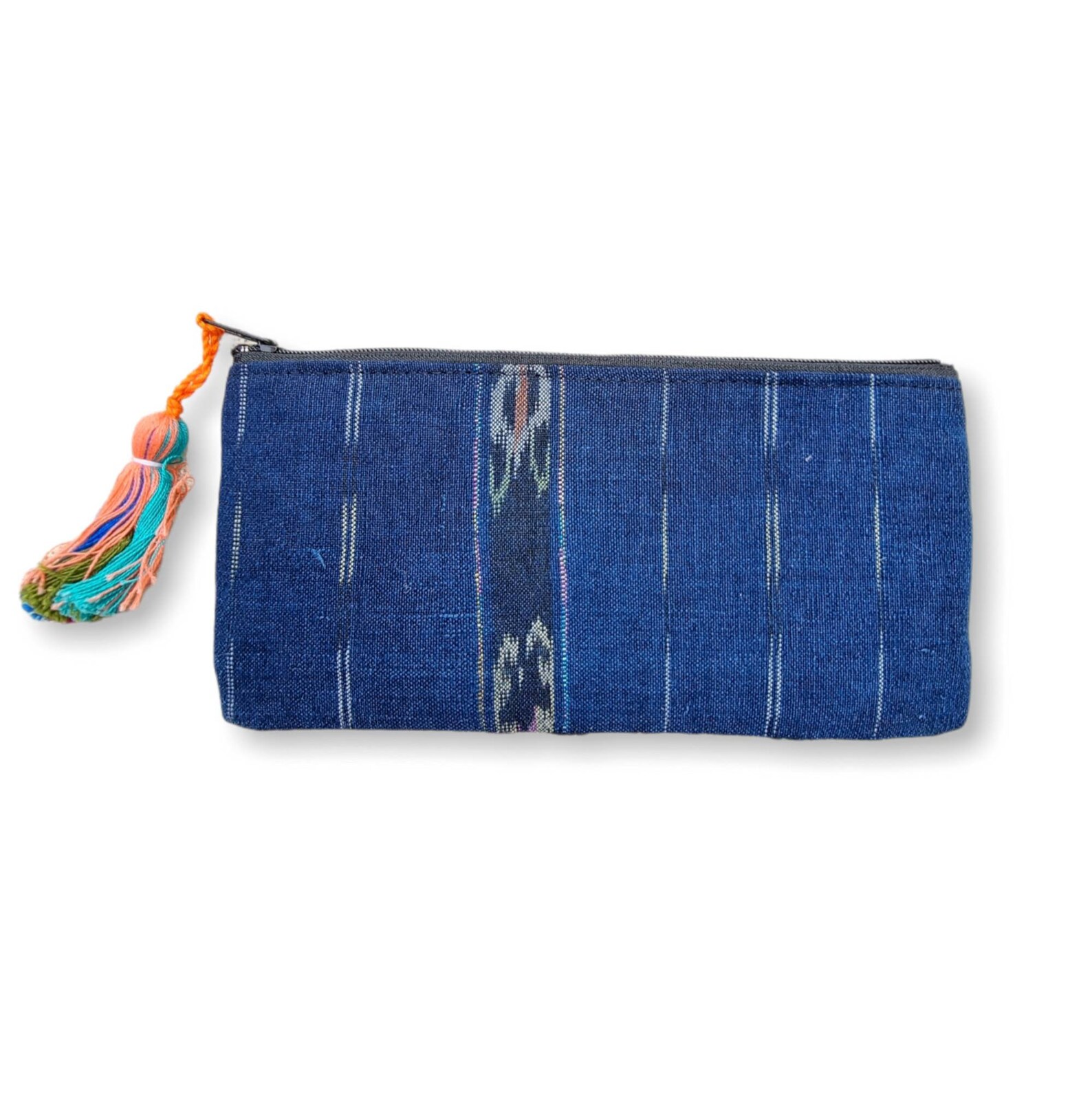 Hand Embroidered Pencil Case Tribal Bag Blue Multicolour - Etsy UK