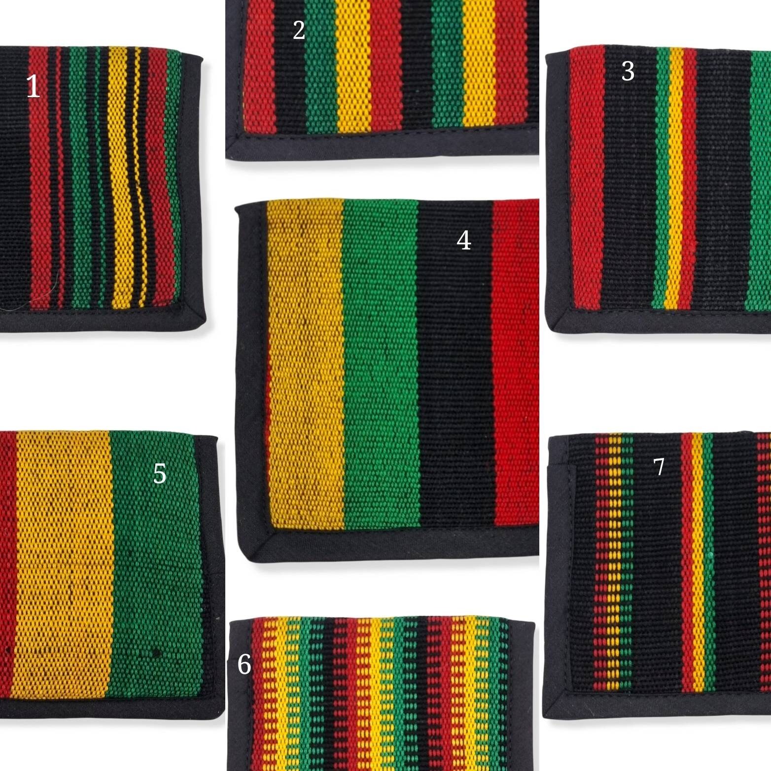 Guatemalan Mayan Wallet/ Rasta Colour Wallet/ Jamaican Colour - Etsy UK