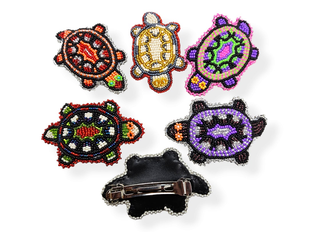 Turtle Beaded Hair Clip - Unique Hair Jewellery With Turtle Shape ...